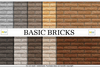 Second Life Marketplace - Basic Bricks 10 Seamless Builders Textures NM